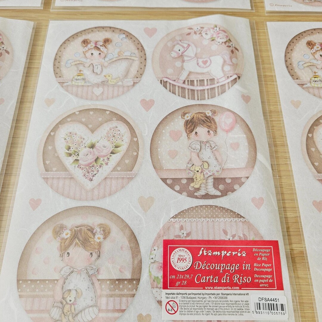 Rice Paper Decoupage Sheet, Stamperia, A4, DFSA4451 - Etsy