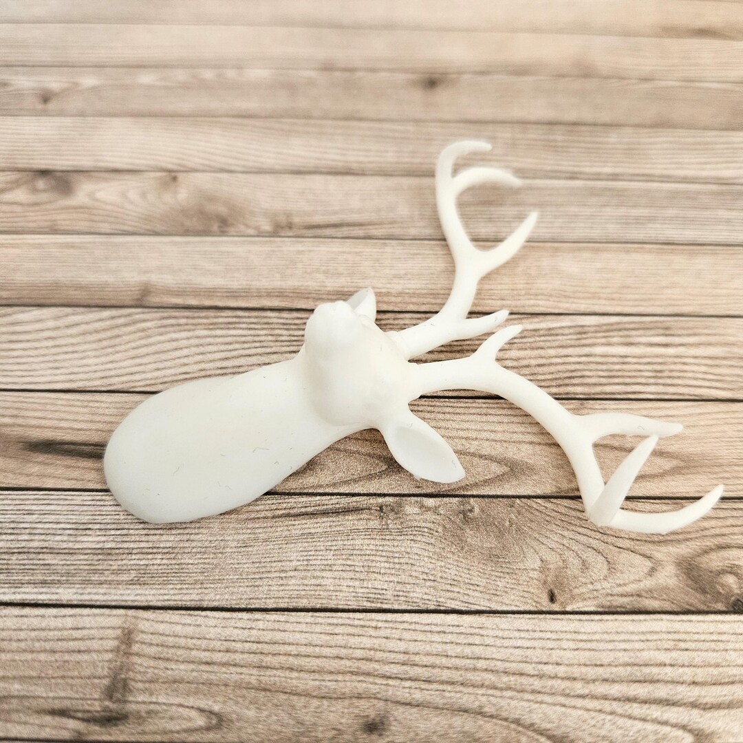 Dolls House Resin Wall Stag to Paint, 12th Scale, Miniature Wall Stag ...