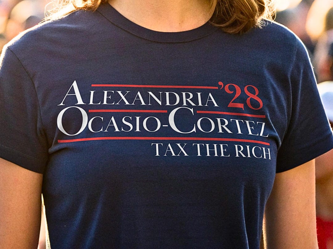 Alexandria Ocasio-cortez 2028 Shirt AOC 28 Tax the Rich Tshirt ...