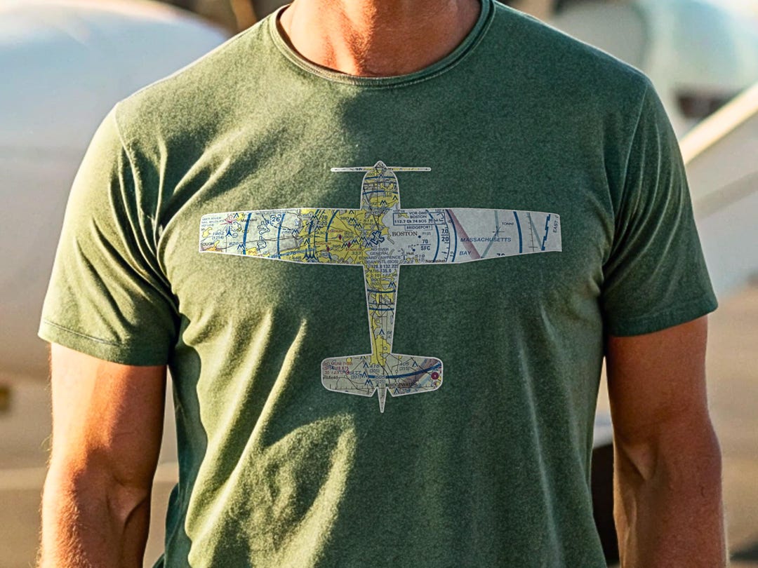 Custom Pilot Shirt for Pilot Dad Private Pilot Gifts VFR Sectional ...