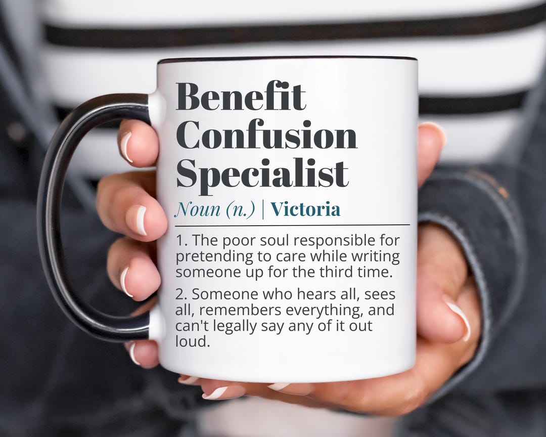 Funny Human Resources Mug/benefit Confusion Specialist/sarcastic HR ...