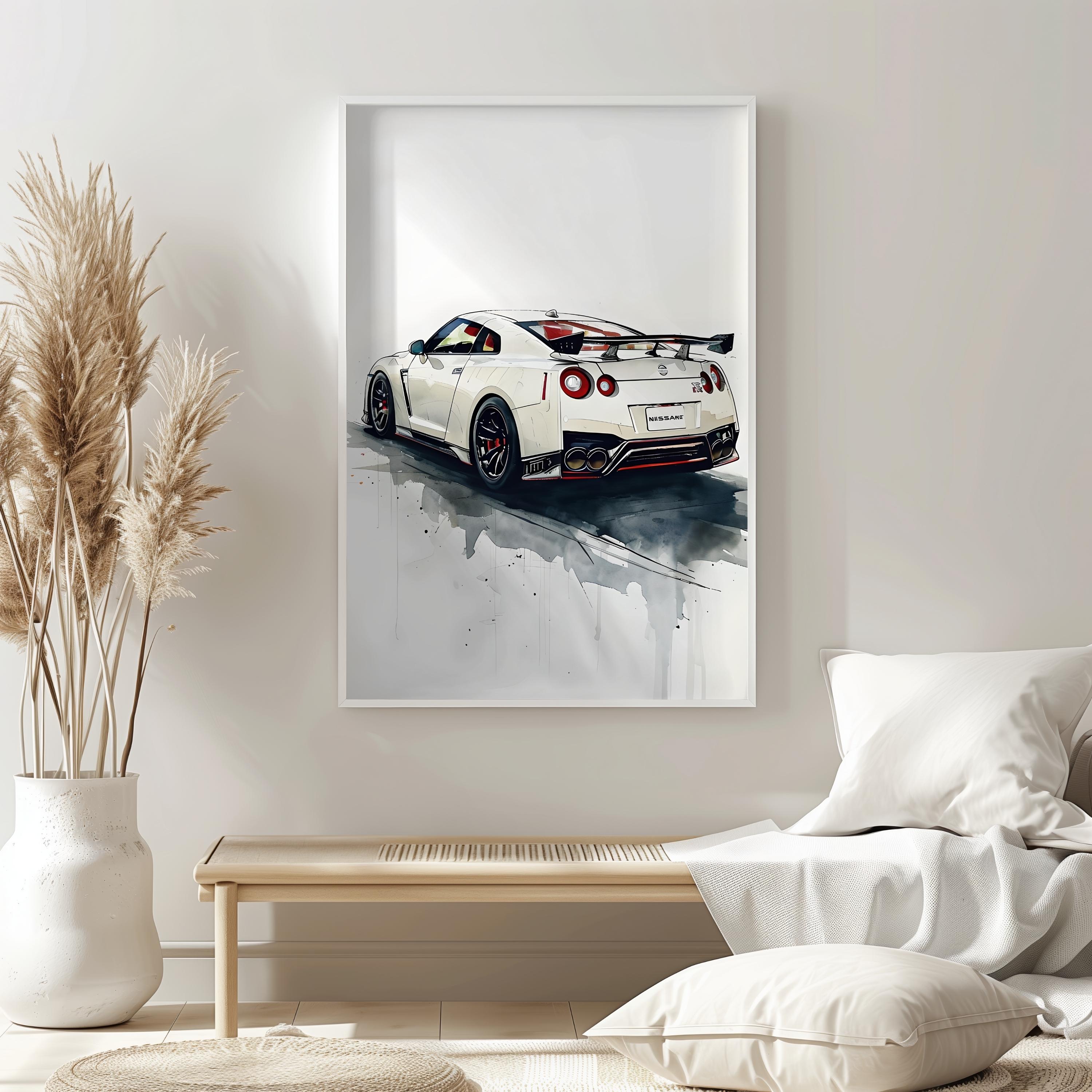 Nissan Skyline GTR Poster JDM Supercar Wall Car Guy & Enthusiast Gift ...