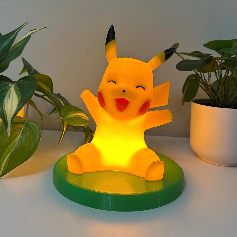 Pikachu Night Light - Etsy