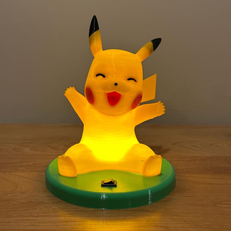 Pikachu Night Light - Etsy