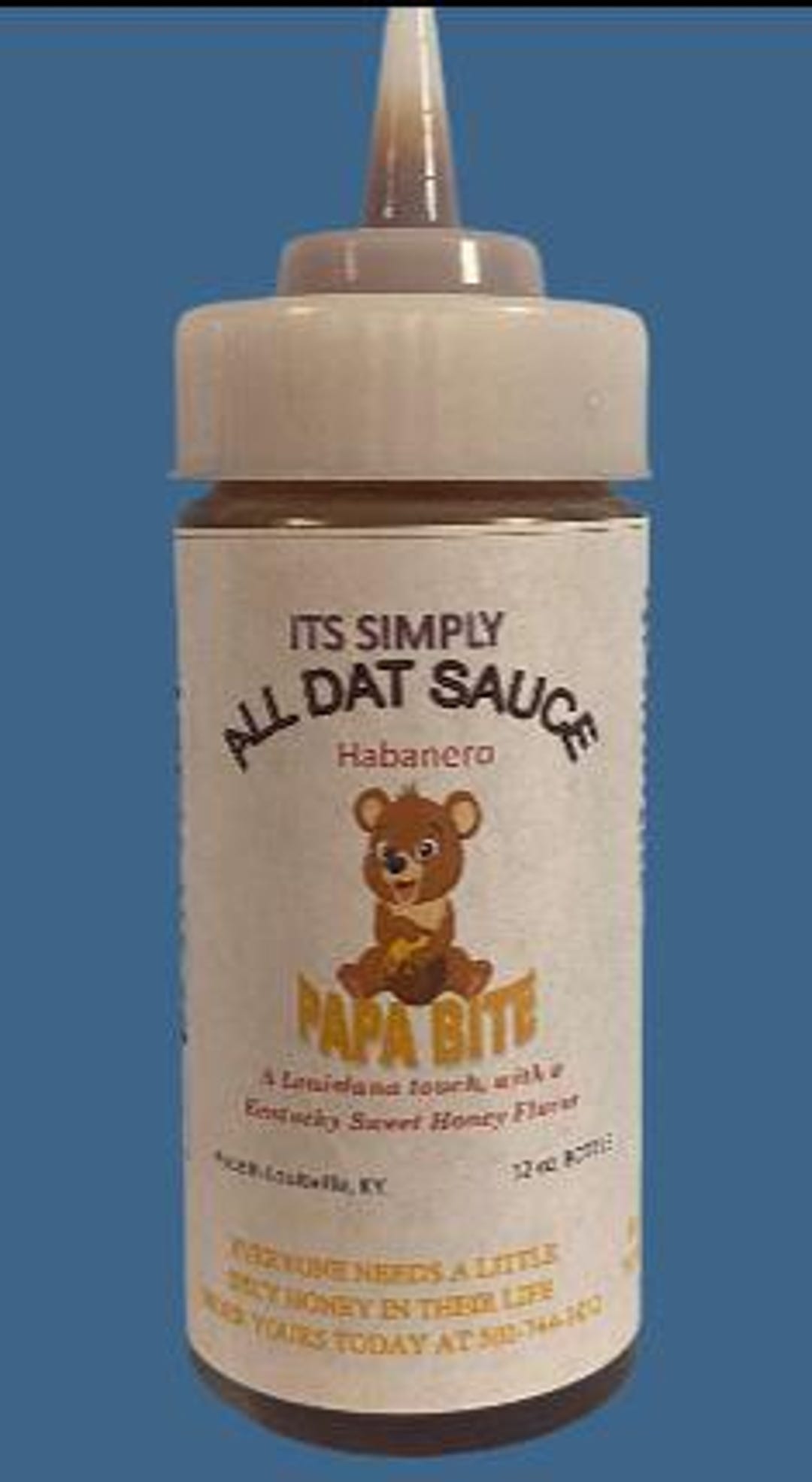 All Dat Sauce- Habanero Our Papa Bite 8oz - Etsy