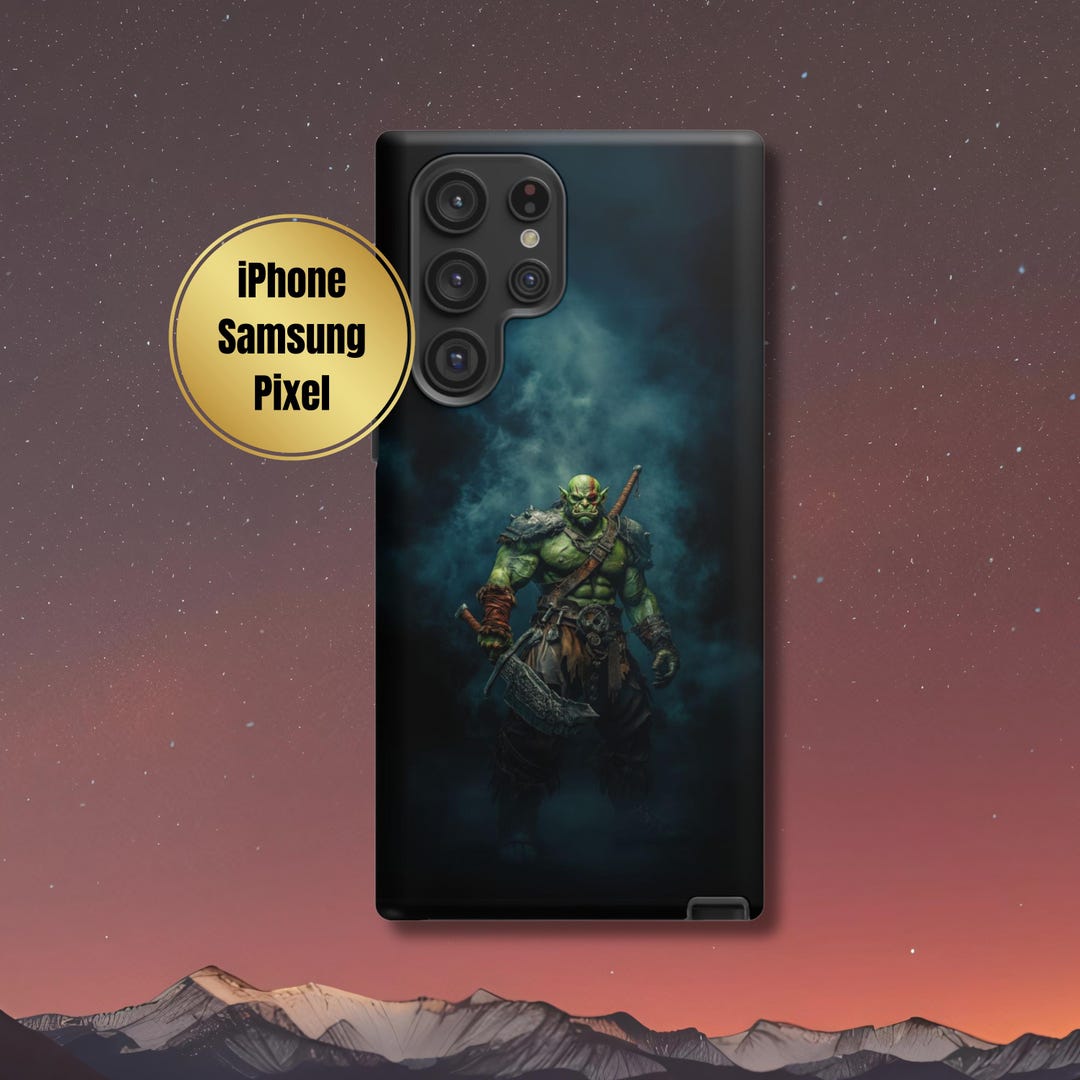 Orc Phone Case Fantasy Creature RPG Gift for Gamers Mythical Beast ...