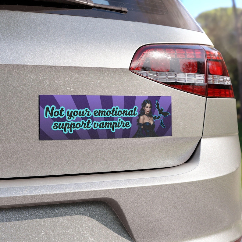 Goth Car Decal Cute Creepy Bumper Sticker Spooky Goblincore Car Magnet ...