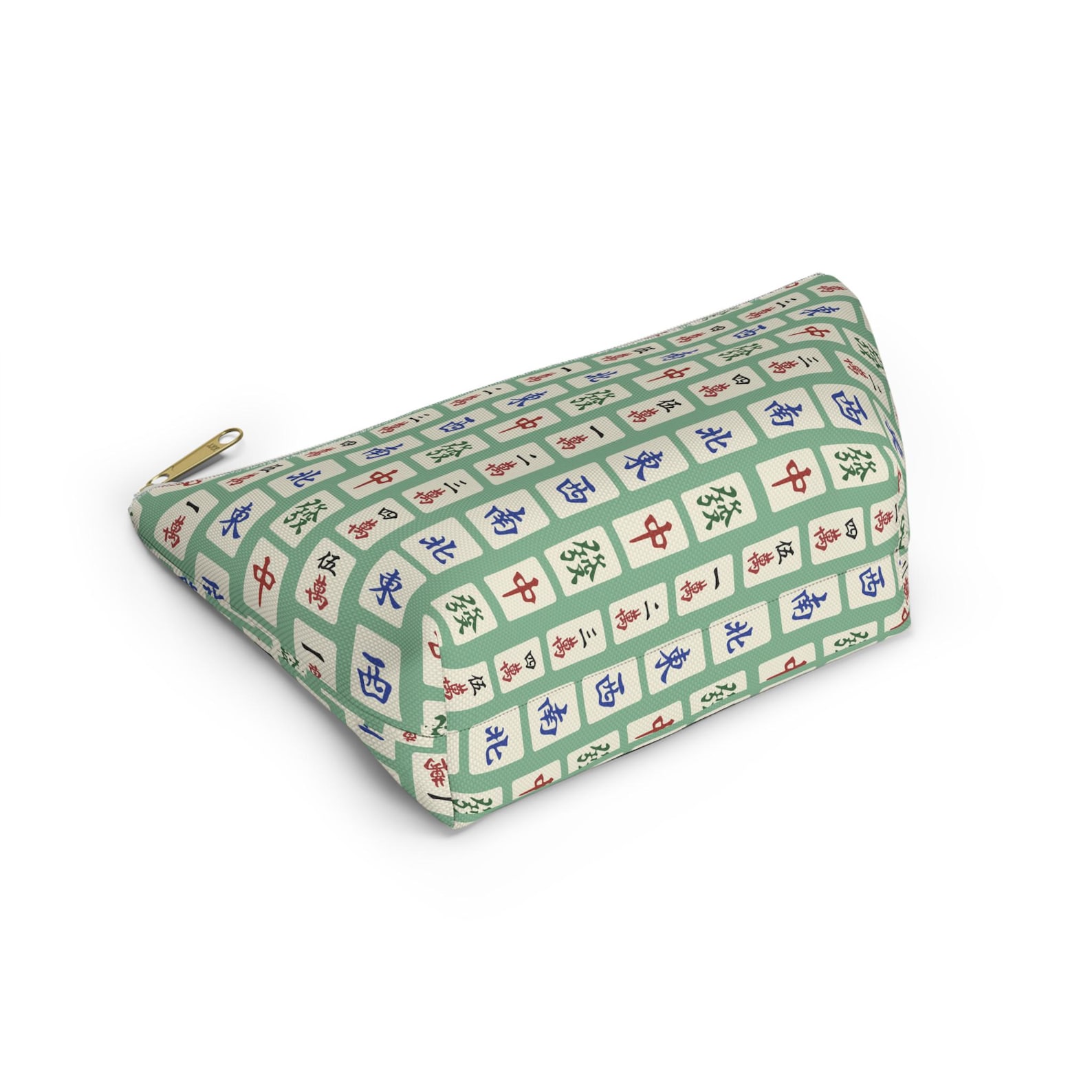 Green Mahjong Bag Mah Jongg Pattern Storage Pouch Mahjongg Lover Travel ...