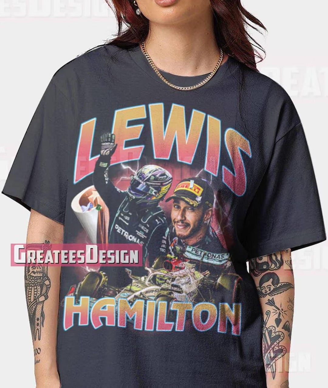 Limited Lewis Hamilton T-shirt Oversize Shirt - Etsy
