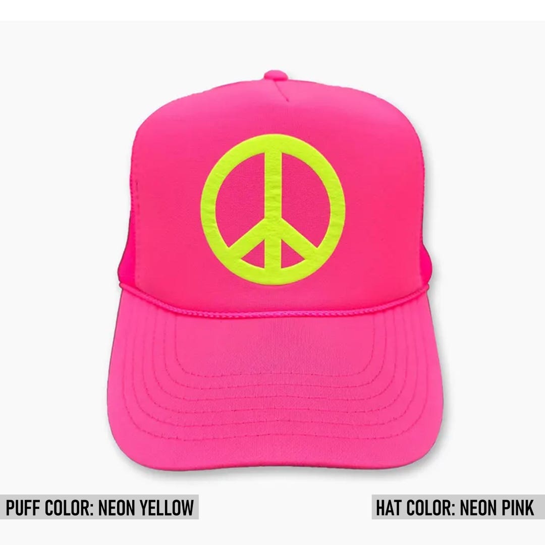 Peace Hats, Emoji Trucker Hats, Smile Hats, Happy Face Hats, Emoji Hats ...