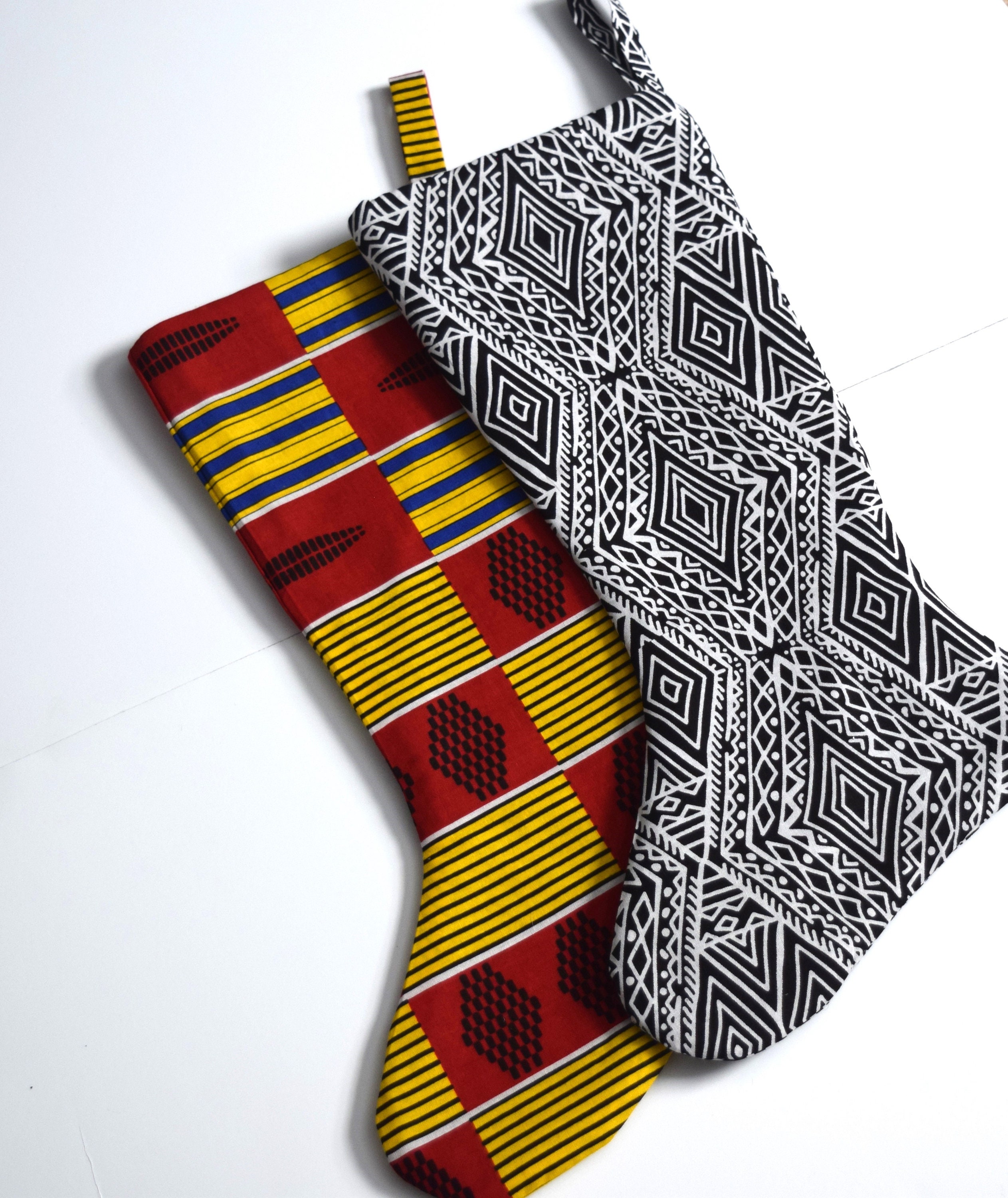 Ethnic Stockings / Colorful Christmas Stockings / African Print ...
