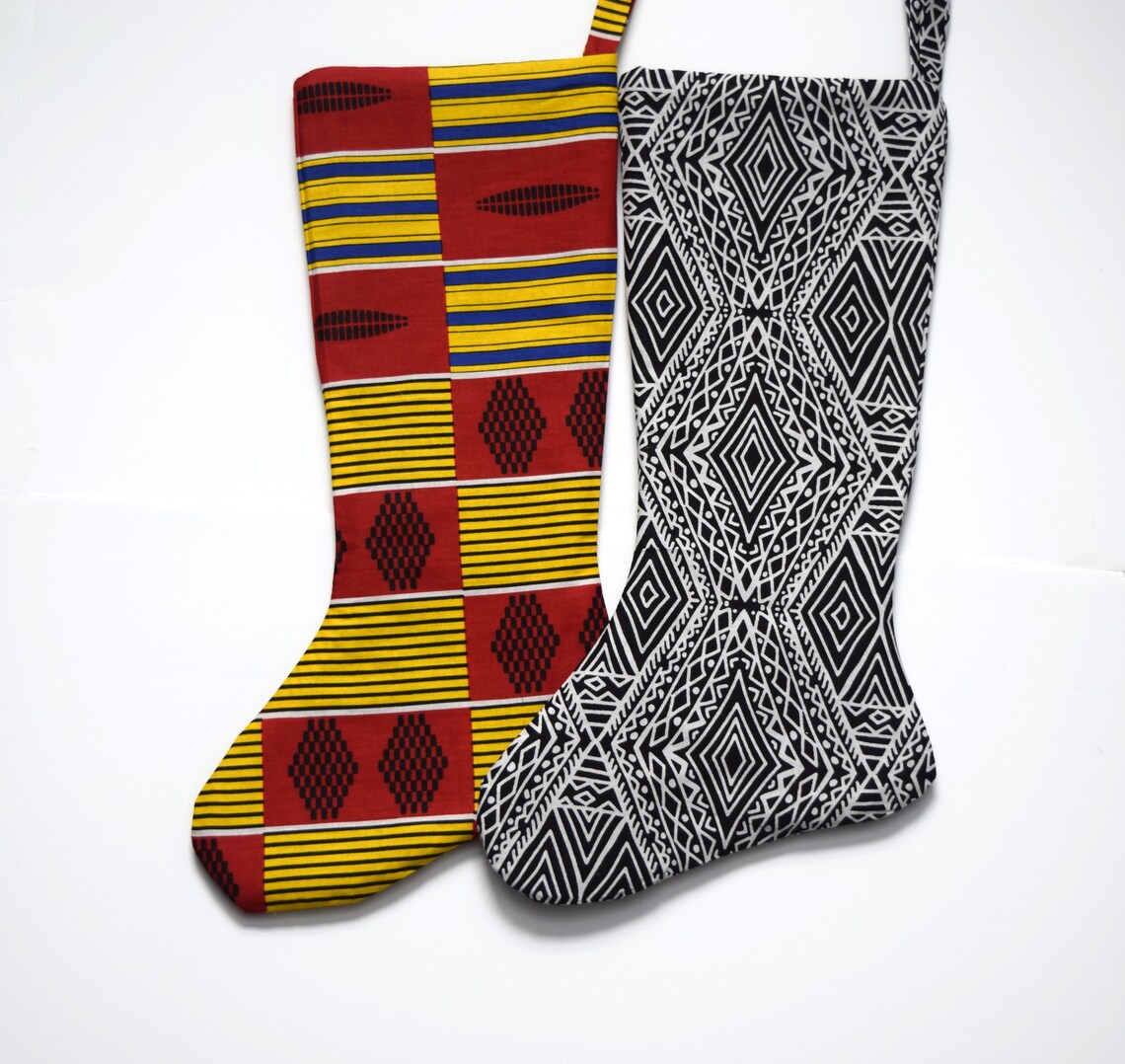 Ethnic Stockings / Colorful Christmas Stockings / African Print ...