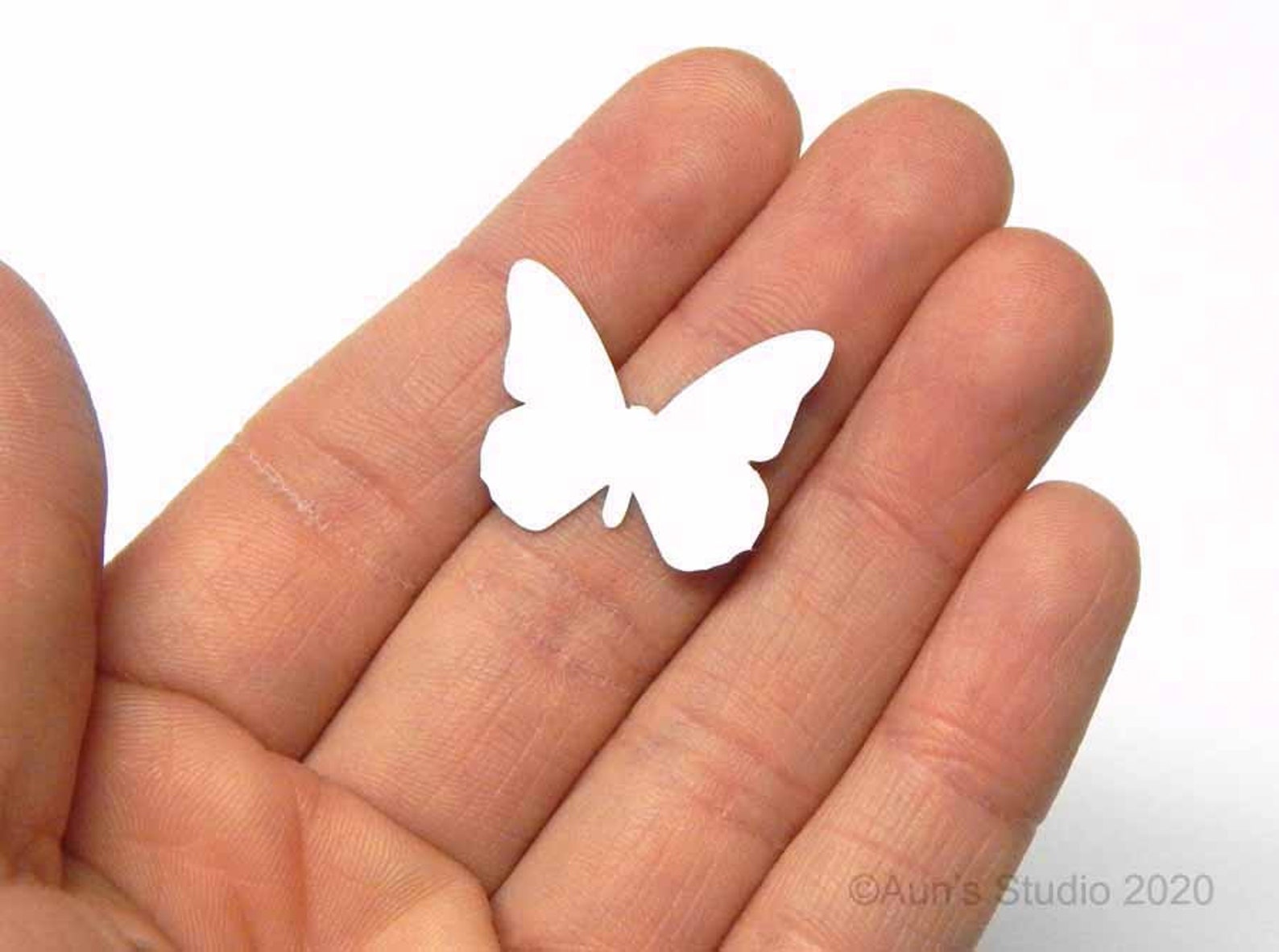 10 Mini Paper Butterflies Realistic 1 Inch Paper Butterflies - Etsy