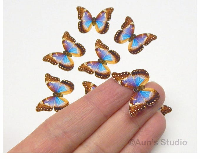 Small Realistic Paper Butterflies, 1 Inch Printed Paper Butterflies Mix ...