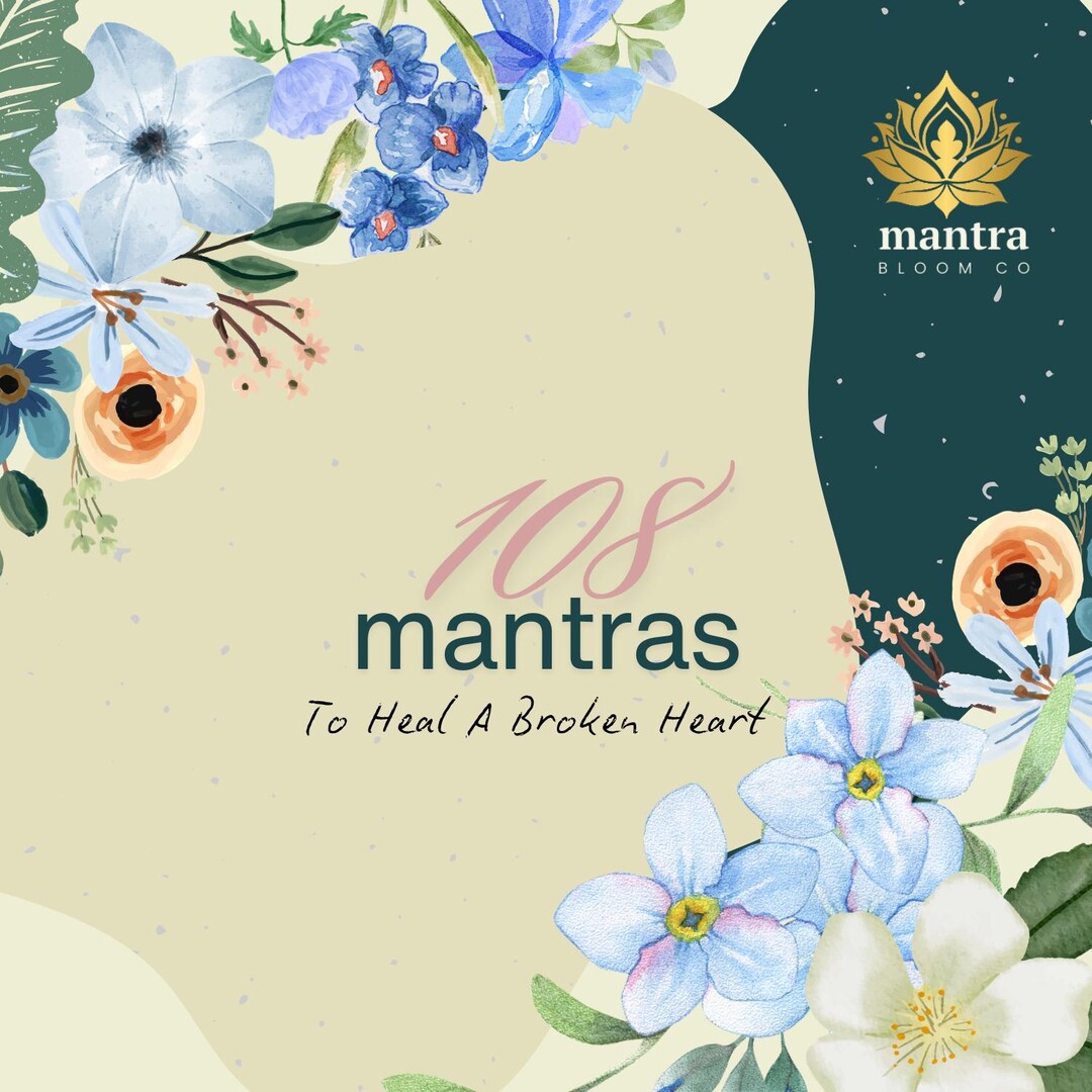 108 Mantras to Heal A Broken Heart - Etsy