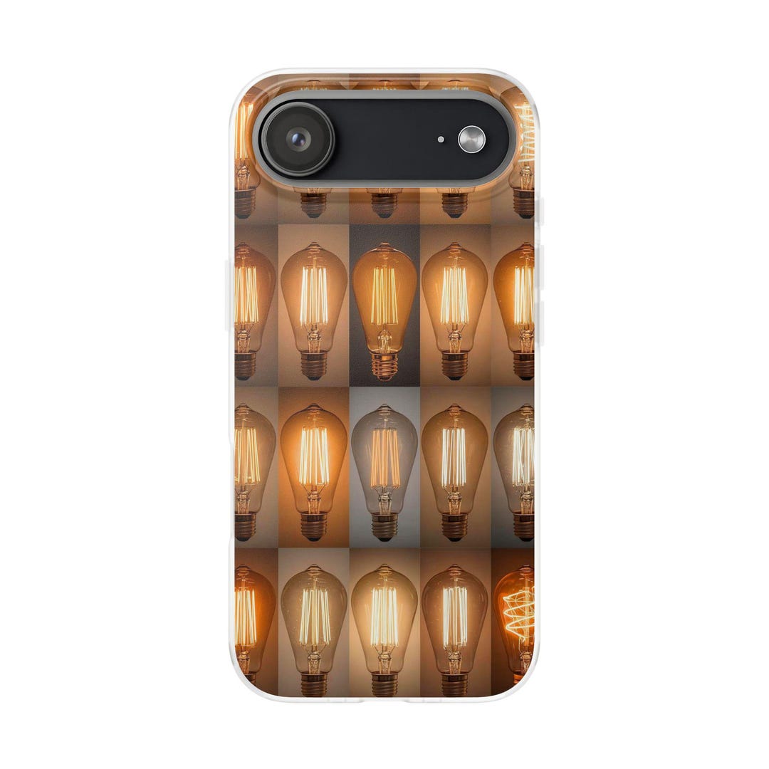 Old-fashioned Light Bulbs in a Grid Flexi Cases for All Models of ...