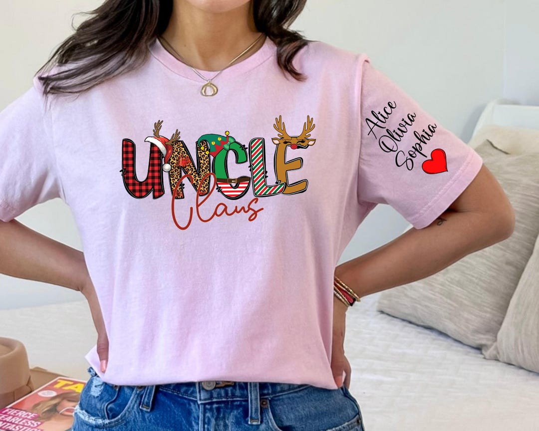 Personalized Uncle Claus Shirt: Christmas Uncle Gift - Etsy