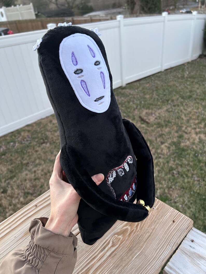 No Face Plush -handmade Original - Etsy UK