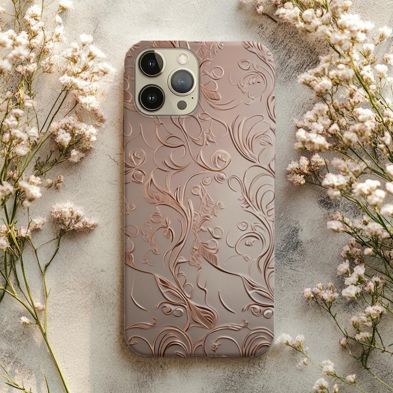 Rose Gold Phone Case - Etsy