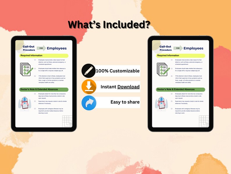 Call-out Procedure for Employees - Etsy