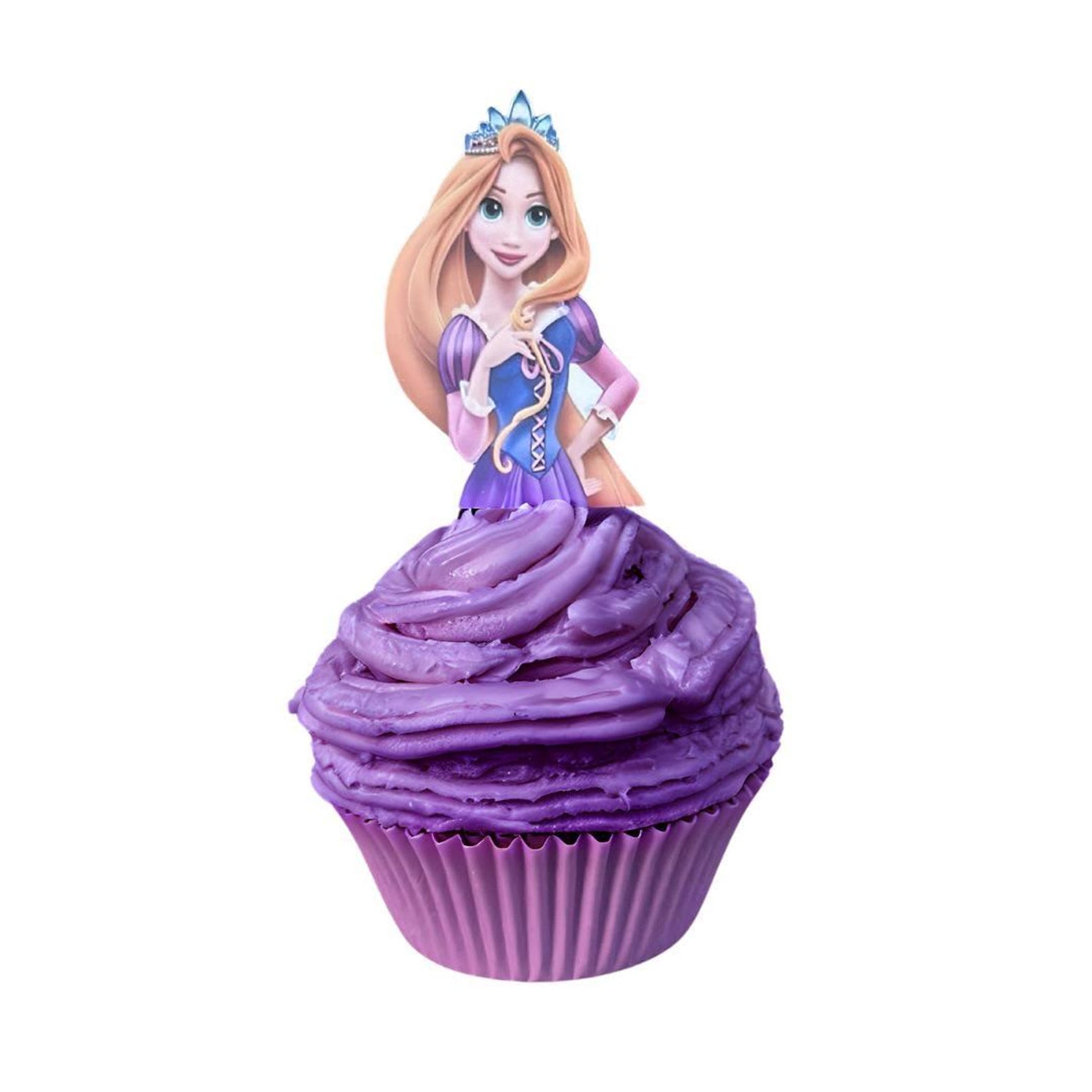 Rapunzel Cupcake Topper Digital Download - Etsy