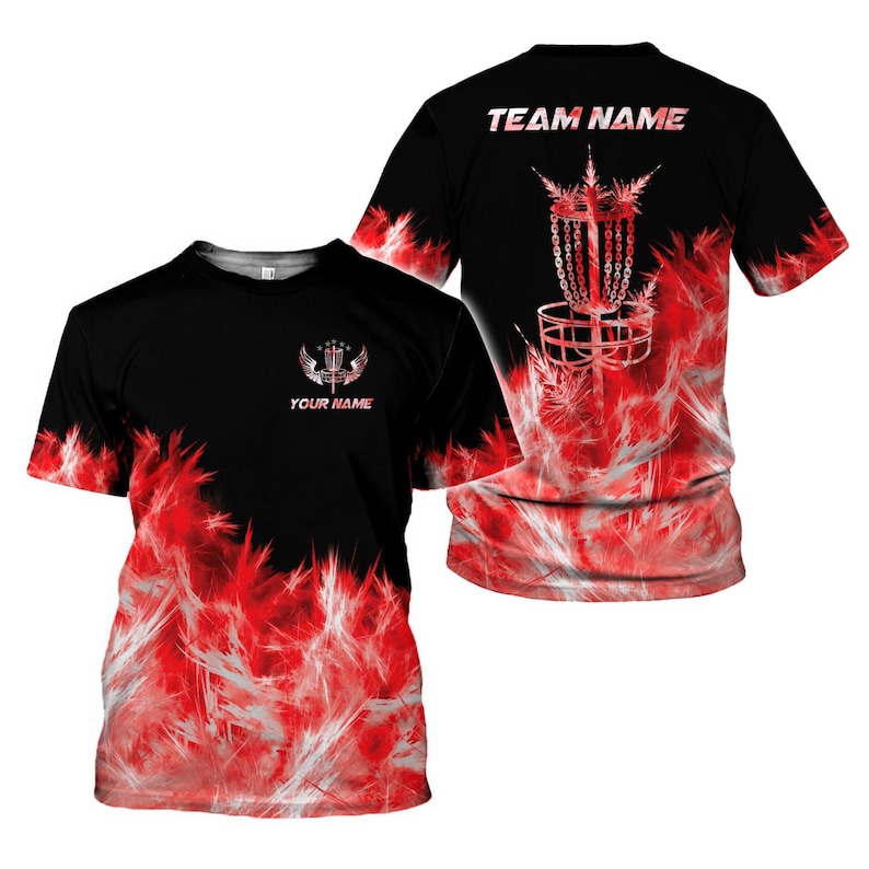 Personalized 3D Disc Golf Jerseys for Men & Women, Custom Disc Golf ...