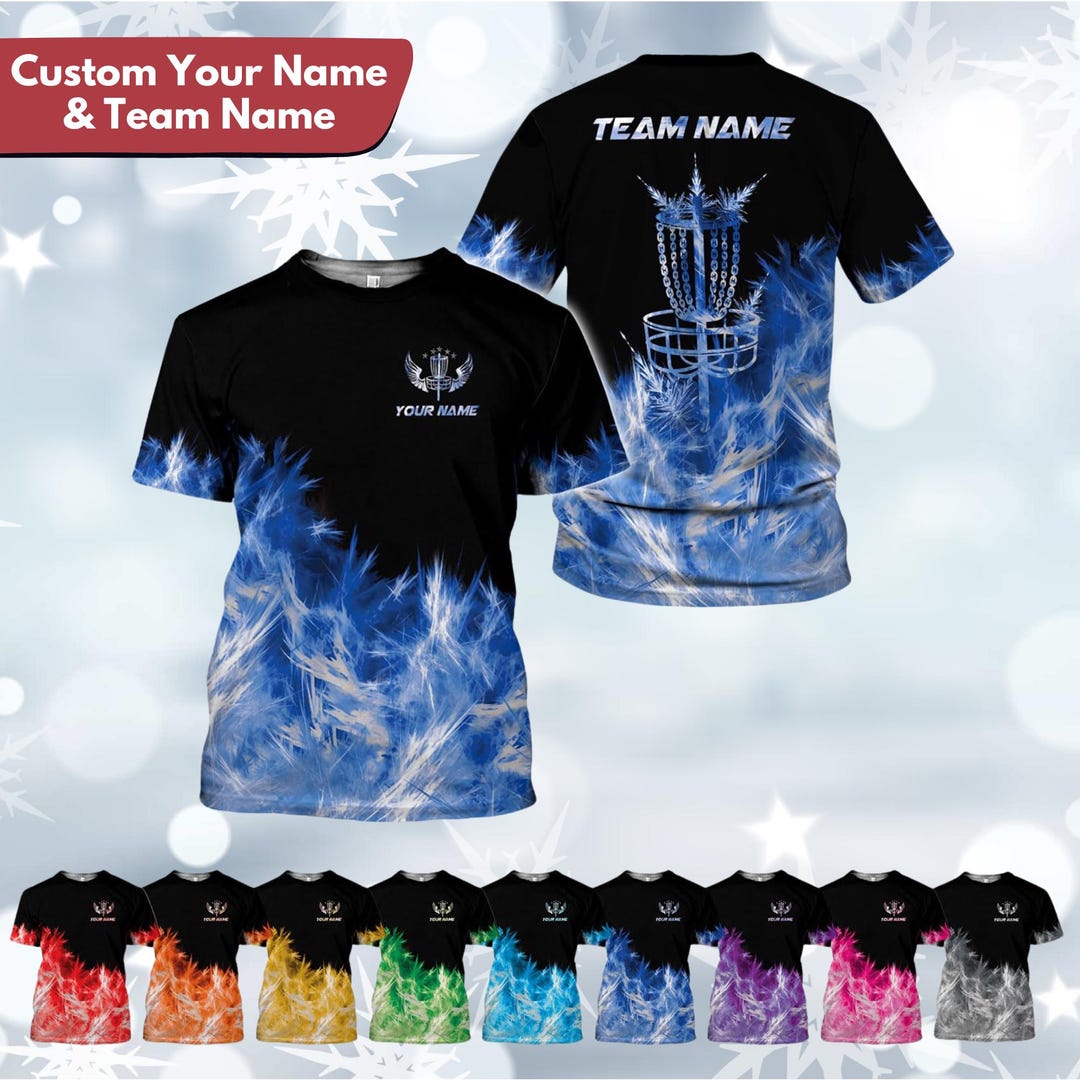 Personalized 3D Disc Golf Jerseys for Men & Women, Custom Disc Golf ...