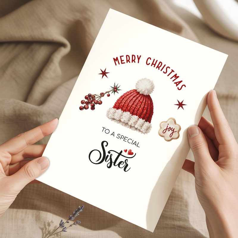 Christmas Card My Big Sis - Etsy