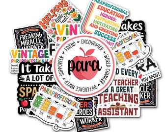 Para Squad Circle Sticker | Paraprofessional Sticker | Special ...