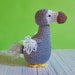 Dora the Dodo knitting pattern cute cuddly and easy to knit | Etsy