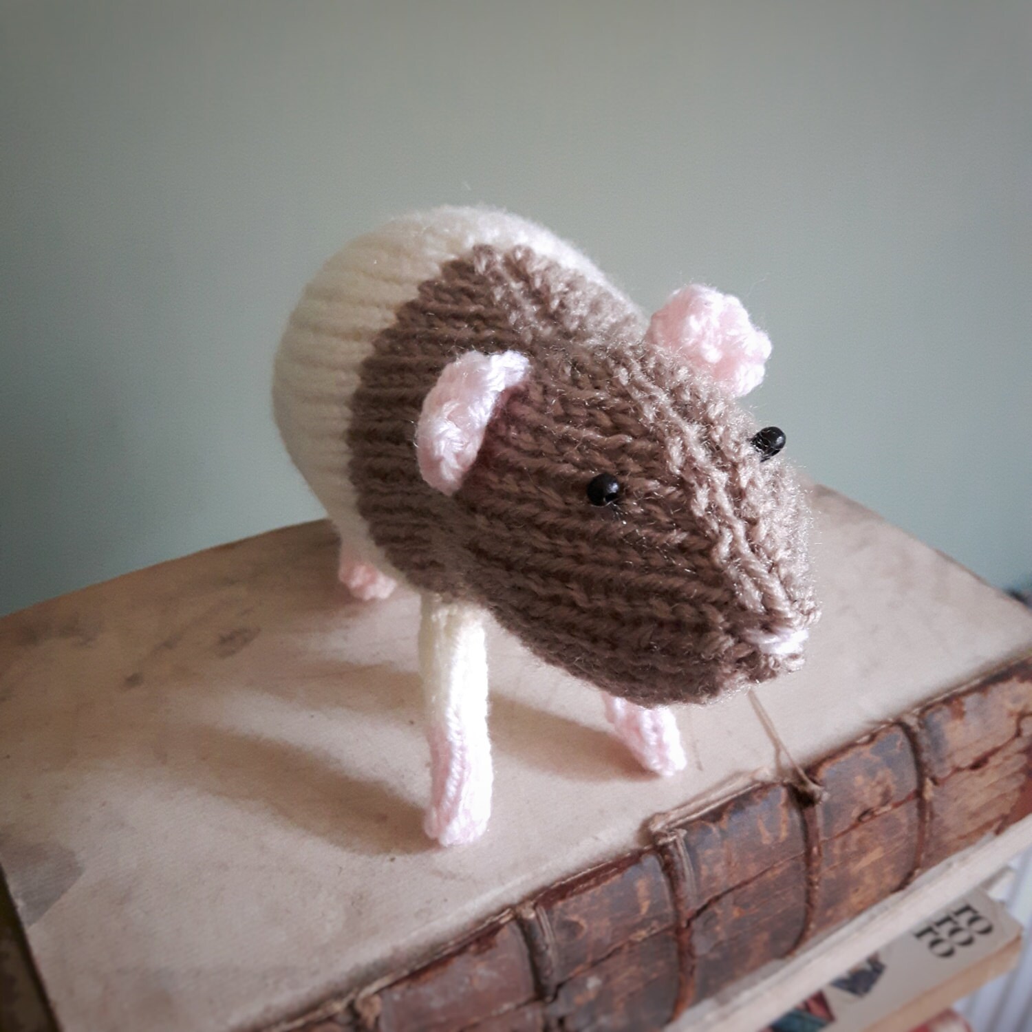 Rat Knitting Pattern PDF Cute Toy Domestic Rats Cuddly | Etsy