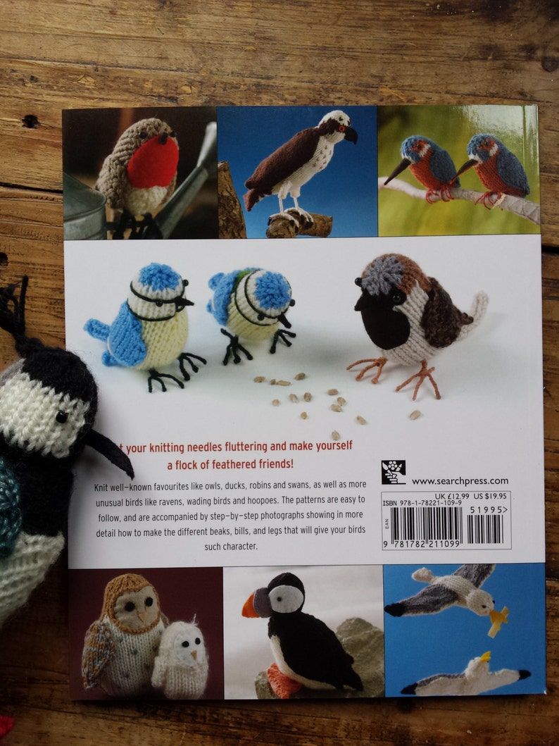Knitted Birds Book by Nicky Fijalkowska 30 Bird Knitting - Etsy UK