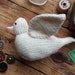 White Dove Knitting Pattern - PDF - Cute Bird - Etsy UK