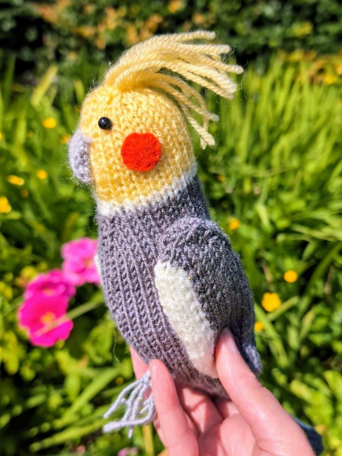Jarvis Cockatiel Knit Kit All You Need to Knit a Cute Cockatiel Parrot ...