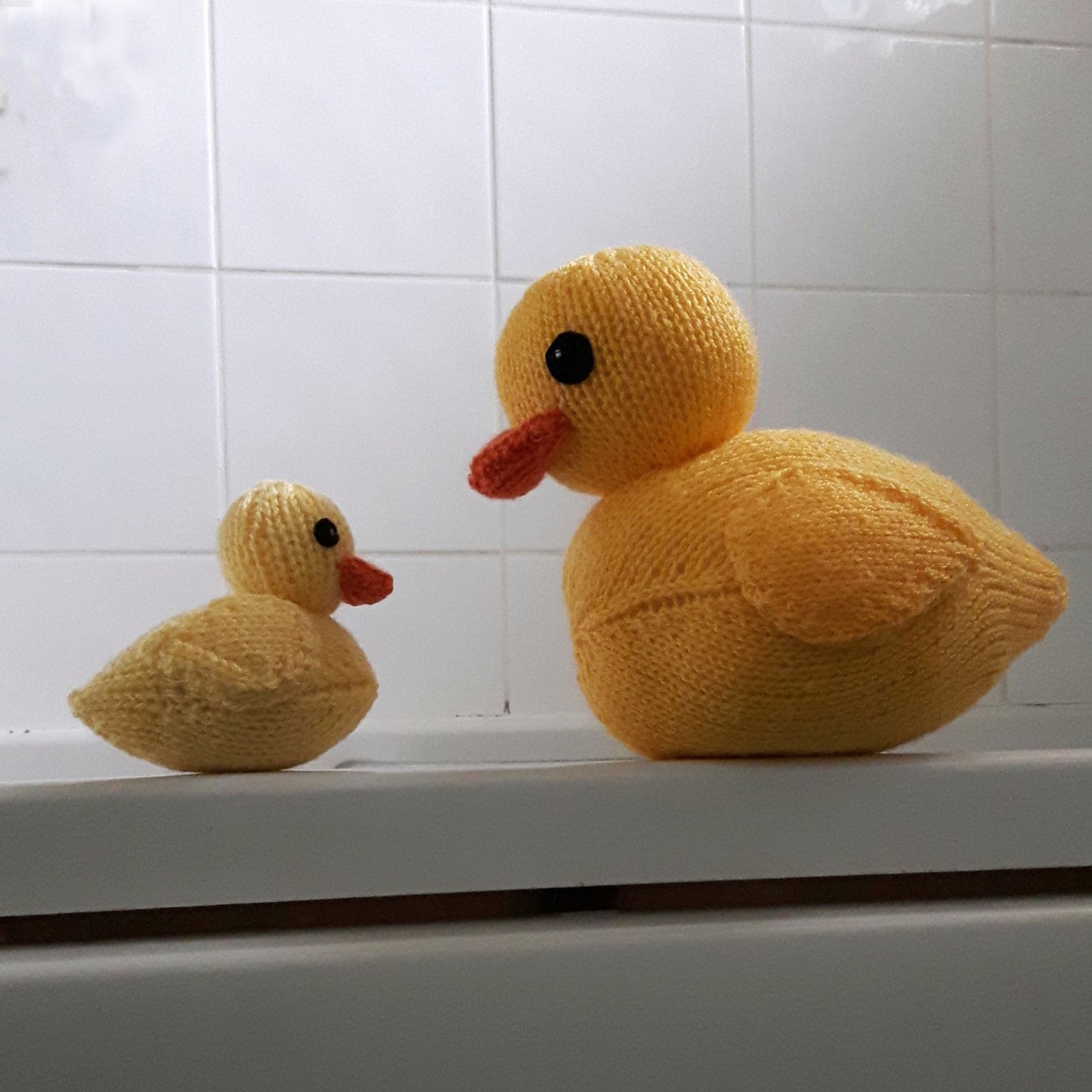 Rubber Ducks Knitting Pattern - PDF - Cute Rubber Duckies! Easy ...