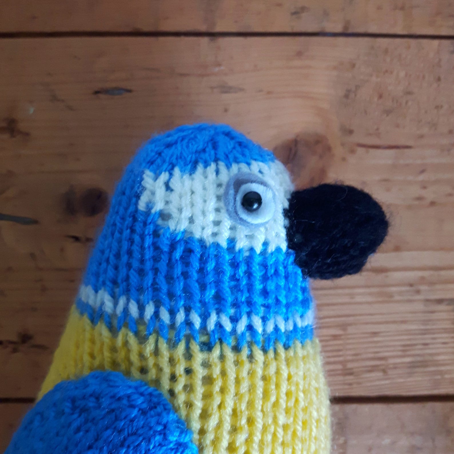 Tropical Parrot Toy Knitting Pattern PDF Cute Bird | Etsy