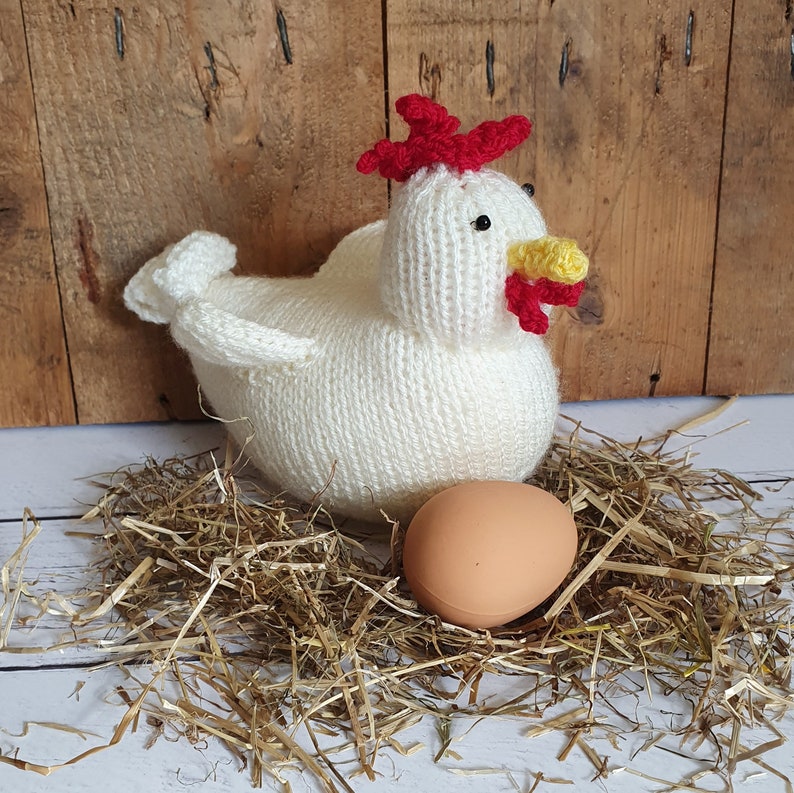 Henrietta the Little Brown Hen Knitting Pattern - Chicken - Easy Knit ...