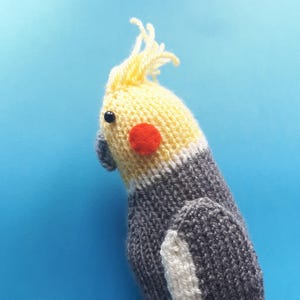 Cockatiel Knitting Pattern - Cute Bird Knitting Pattern - Jarvis ...