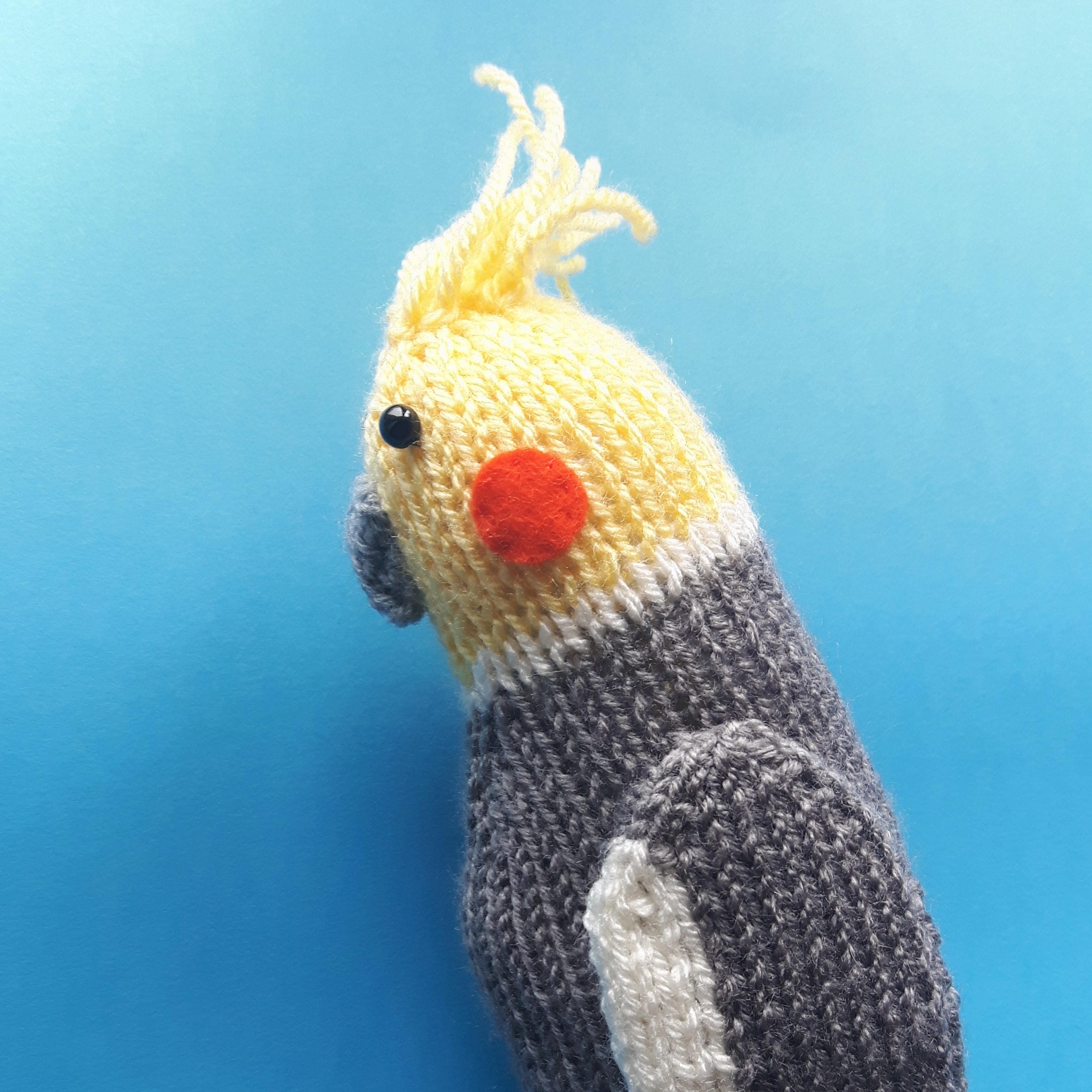 Cockatiel Knitting Pattern Cute Bird Knitting Pattern - Etsy UK