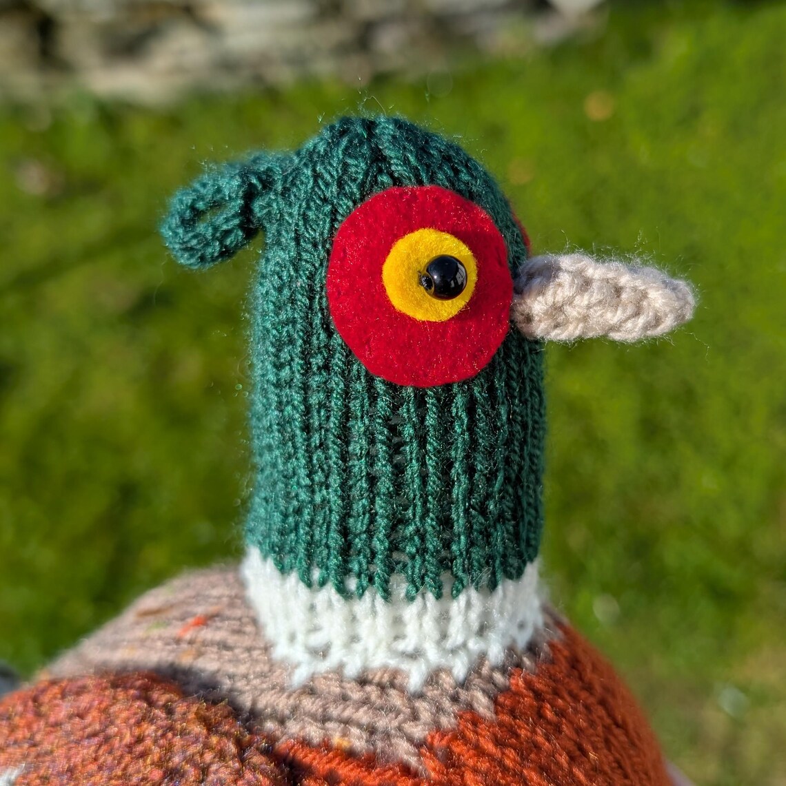 Angus the Pheasant Knitting Pattern - Easy Bird Knit for Beginners - Etsy