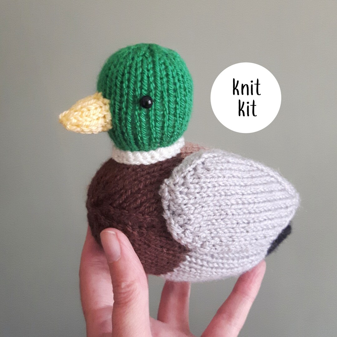 Mallard Duck Knit Kit - Beneduck Cumberquack - Knit a Cute Duck ...