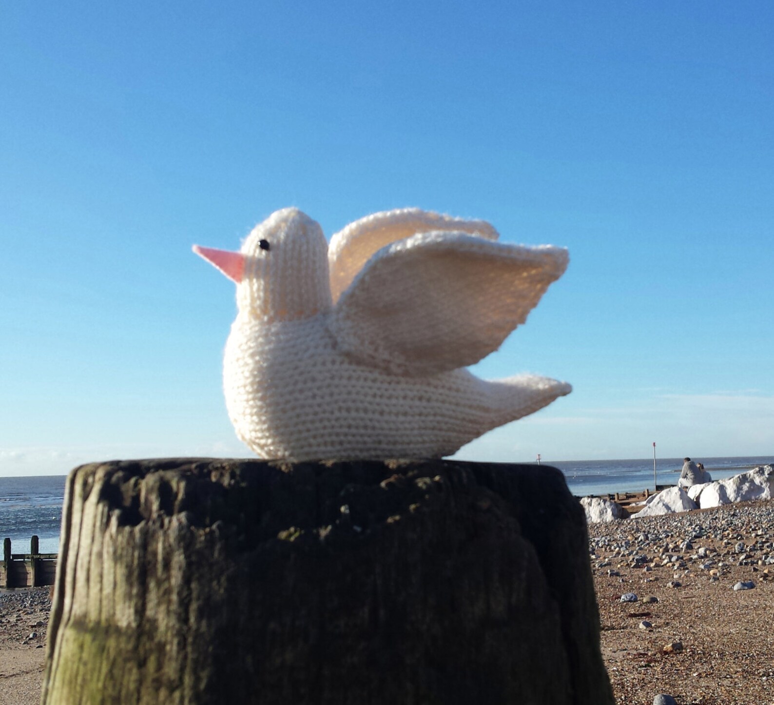 White Dove Knitting Pattern PDF Cute Bird - Etsy