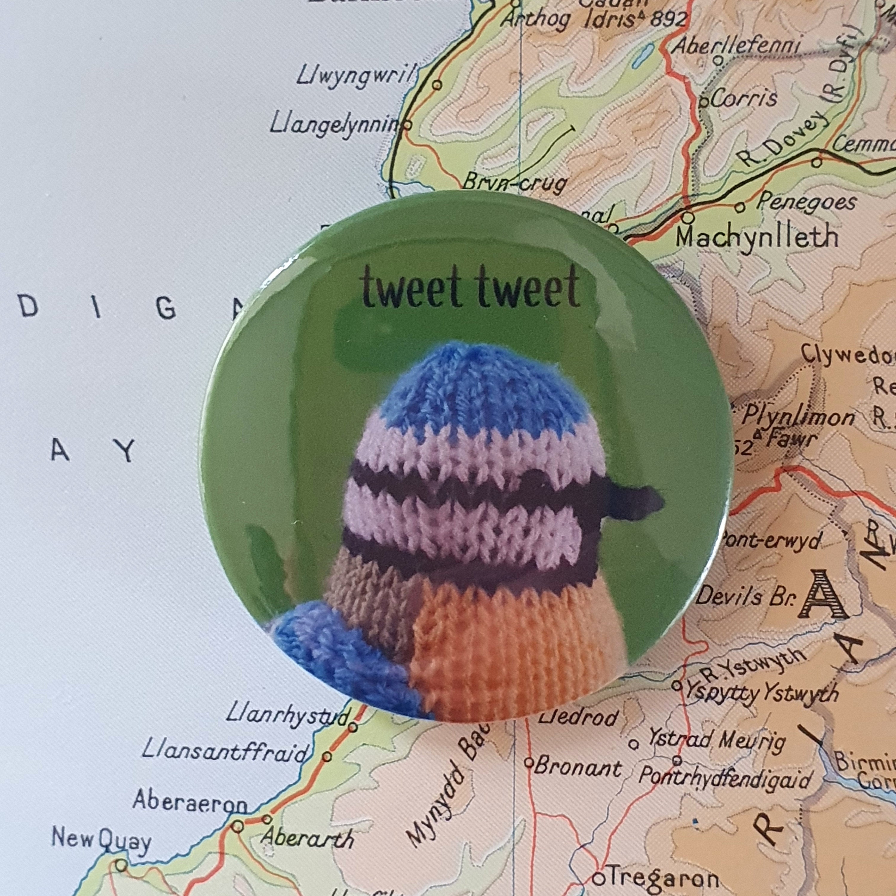 Blue Tit Knit Kit All You Need to Knit a Cute Blue Tit - Etsy UK