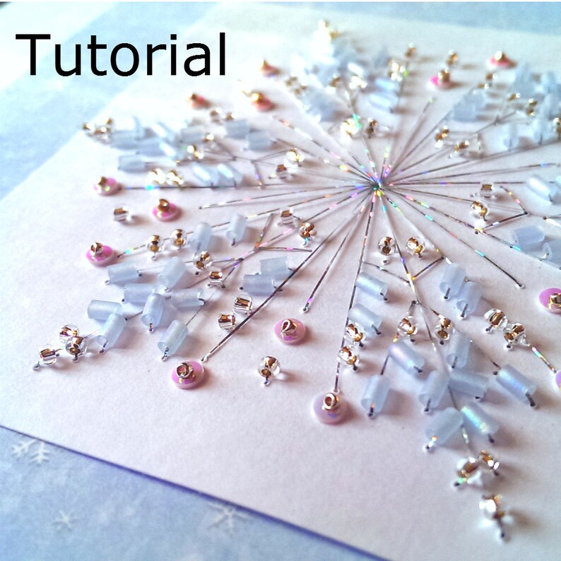 Bead Like a B.A.U.S. Card Embroidery Pattern - Etsy