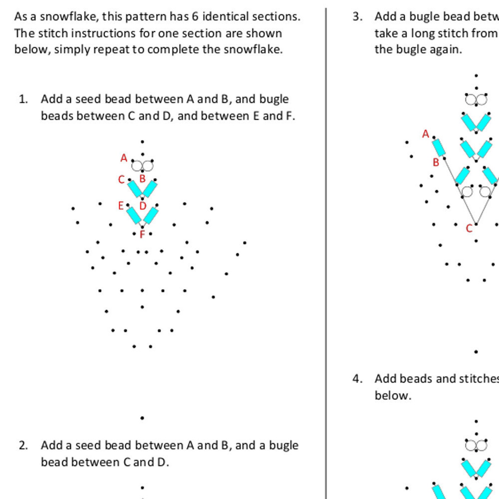 Bead Like a B.A.U.S. Card Embroidery Pattern - Etsy