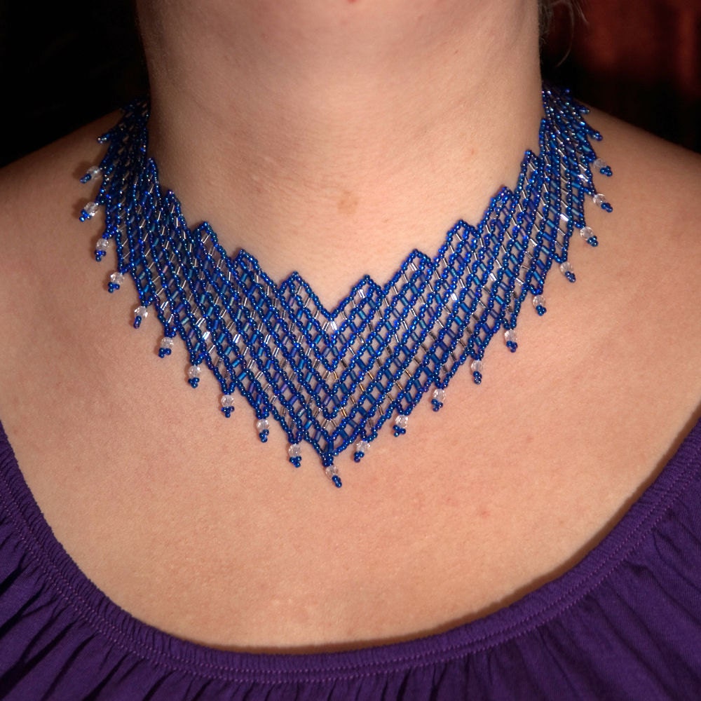 Staircase Necklace Beadwork Pattern/tutorial Instant Download - Etsy