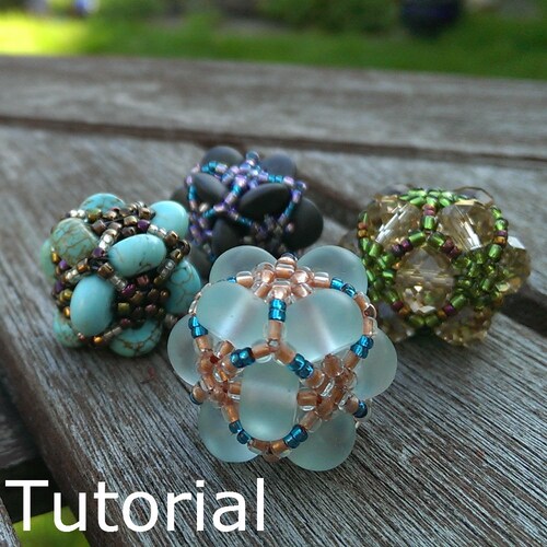 Magic Eight Beaded Bead Pattern/tutorial Instant Download - Etsy