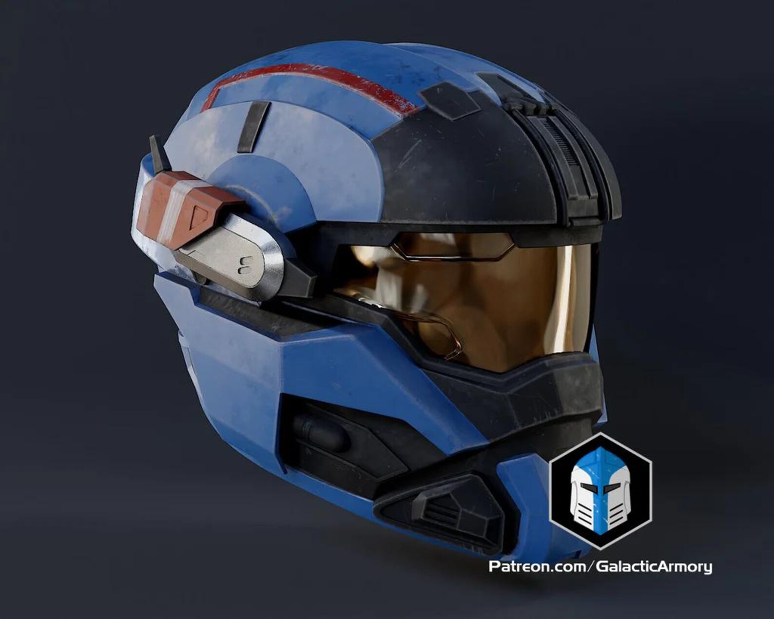 Halo Reach Commando Inspired 3D Printed Life-size Fan Made Helmet - Etsy