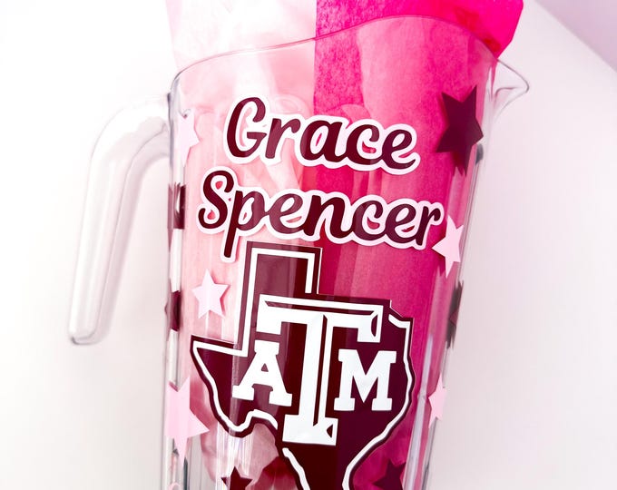 Custom Ring Dunk Pitcher- Tarleton,a&m, Sam Houston Custom Ring Dunk ...