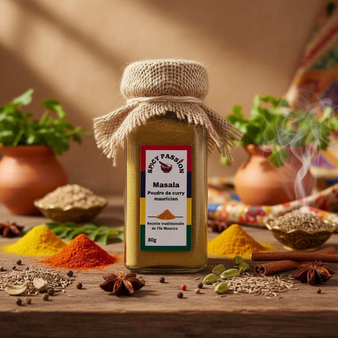 MASALA, Mauritian Curry Powder 80g - Etsy